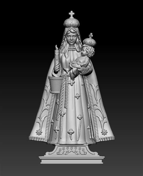 Obj File Virgin Of Chapi 🗿 ・3d Printable Model To Download・cults