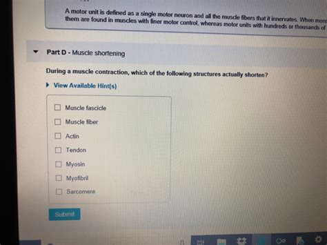 solved a motor unit is defined as a single motor neuron and