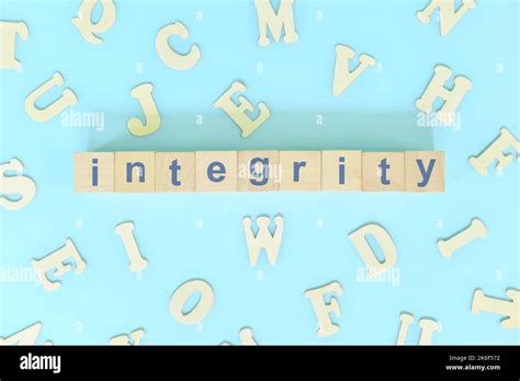 Integrity Core Values Concept In Business Company And Organization