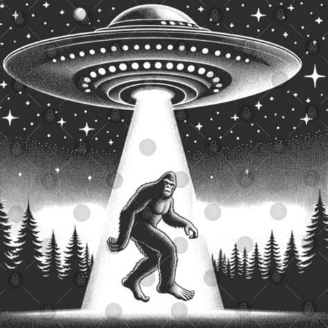 Funny Bigfoot Ufo Abduction Sasquatch Aliens Yeti House Flags Sold By