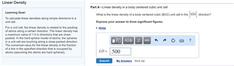 Solved Linear Density Part A Linear Density In A Body