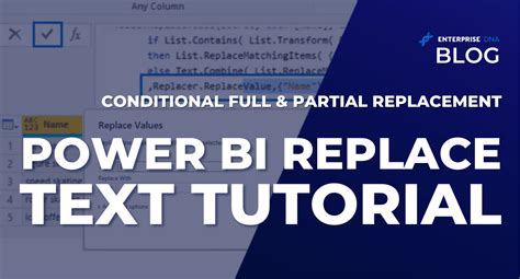 Combine Full And Partial Text Replacement In Power Query With