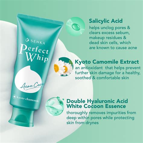 Shiseido Senka Perfect Whip Acne Care 100g W Cosmetics