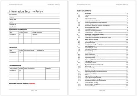 Download An Iso 27001 Information Security Policy Template