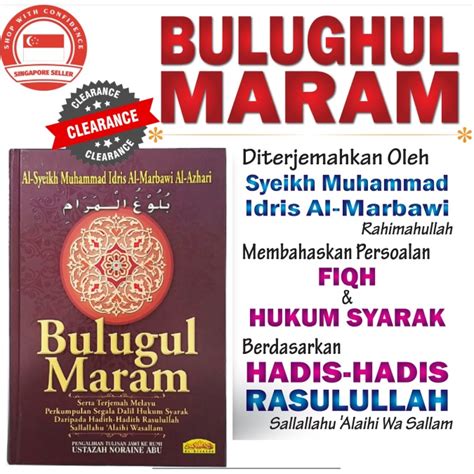Singapore Seller Terjemahan Kitab Bulugul Maram Muhammad Idris Al