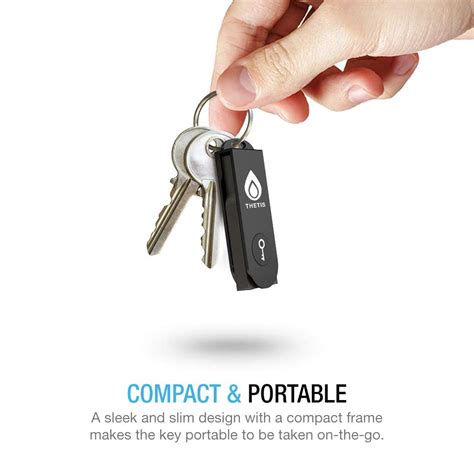 Thetis Anti Theft Fido U2f Security Key Usb A Aluminum Folding Design