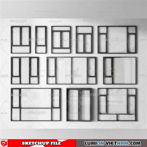 Window Sketchup Models By Dinh Thanh