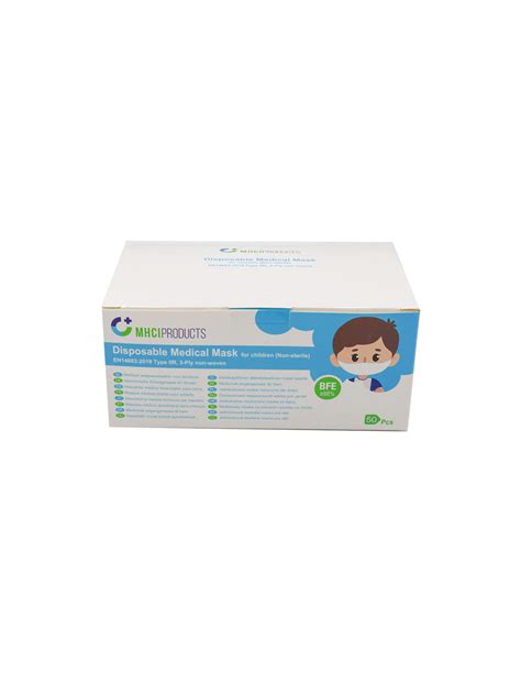 Mondmasker Kind Medisch 3 Laags Type Iir 50 Stuks Snel En Voordelig