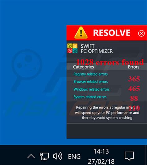 Swift Pc Optimizer Unwanted Application Uninstall Instructions And Pc Cleanup Updated