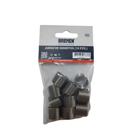 Juego De Inserto M12 X 1 25mm 10 Unidades Bremen