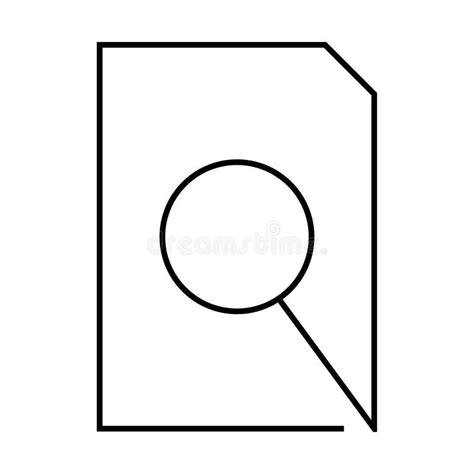 Vector Search Page Icon Stock Illustration Illustration Of Interface