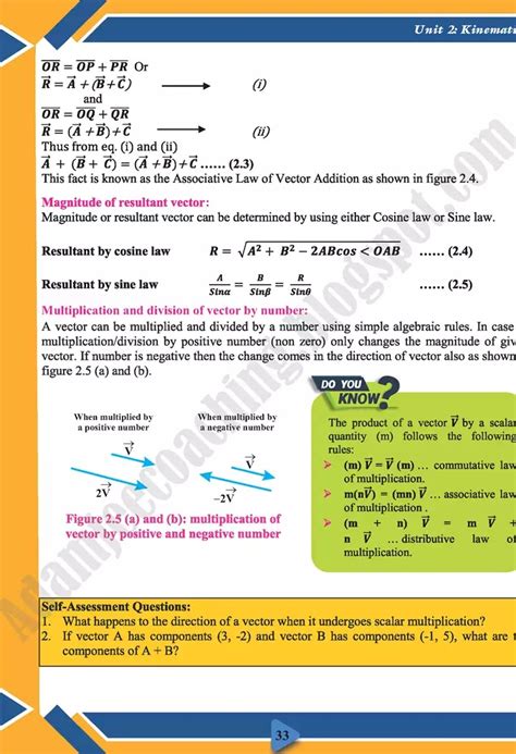 Adamjee Coaching Kinematics Physics Class 11th Text Book