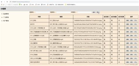 基于微信小程序的视频分享系统的设计与实现（源码 论文） v 224 基于微信视频分享平台小程序设计与实现 csdn博客