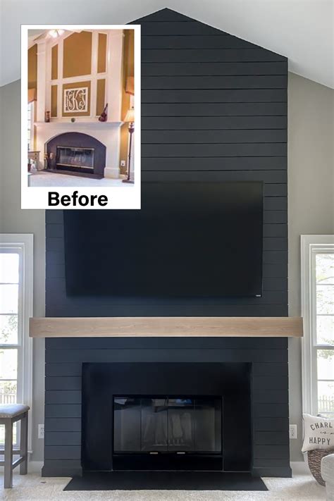 Modern Shiplap Fireplace And Mantel Artofit