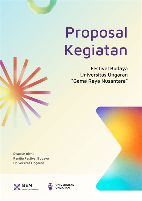 Gratis Contoh Cover Proposal Keren Canva