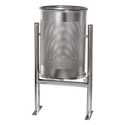 Poubelle Circulaire Inox Barcelona Pour La Rue C 23X