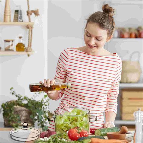 Badu Bg Тенджера за супа от високо боросиликатно стъкло с капак Прозрачна стъклена тенджера с