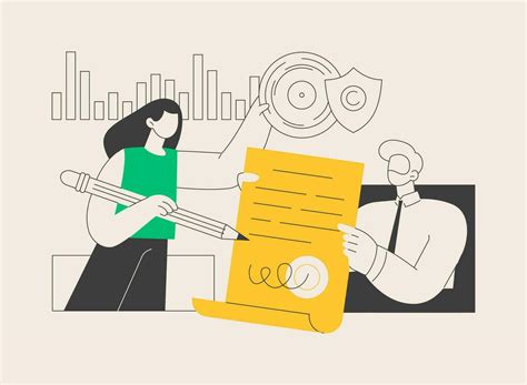 Licensing Contract Abstract Concept Vector Illustration Vector Art At Vecteezy