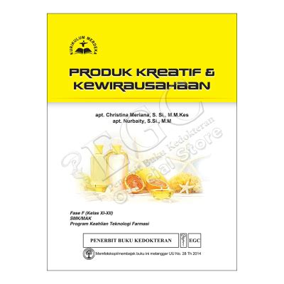 Buku SMK Kesehatan Buku Produk Kreatif Kewirausahaan Fase F