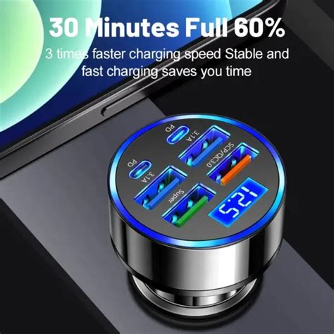 Autoladegerät 100W 6 Ports triplefree
