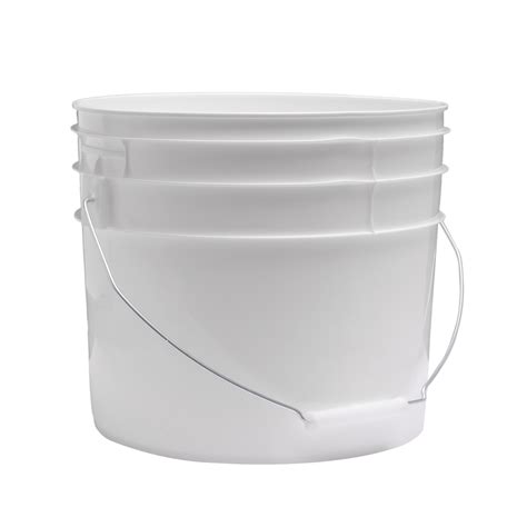 Container Supply Co Food Storage Pail 3 Gal Round Plastic Pail