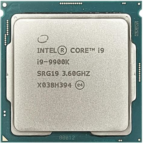 Intel Core I9 9900k I9 9900k 3 6 Ghz Used Eight Core Sixteen Thread Cpu Processor 16m 95w Lga