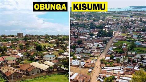 Obunga Kisumu Bird Eye View Kisumu County Youtube
