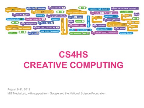 Creative Computing 2012