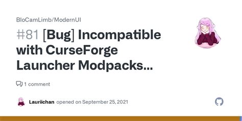 Bug Incompatible With CurseForge Launcher Modpacks Because Of Java Version Issue