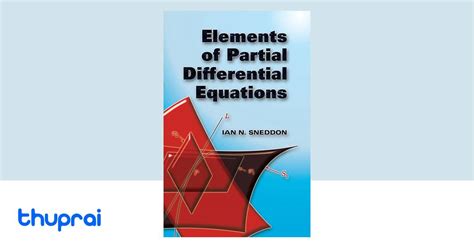 Buy Elements Of Partial Differential Equations Dover Books On Mathematics In Nepal Thuprai