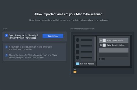 Full Disk Access Not Recognised Macos 13 0 Ventura More Info Below R Avira