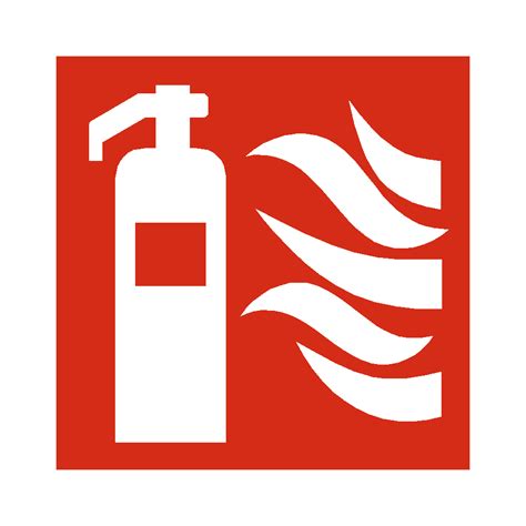 Fire Extinguisher Symbol Sign Pvcsafetysigns £099