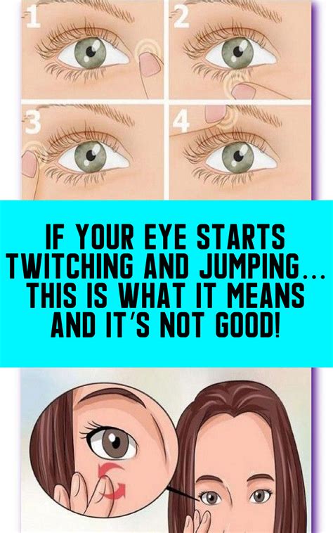 If Your Eye Starts Twitching And Jumping This Is What It Means And It