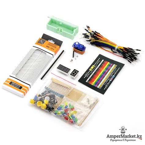 Набор электронных компонентов для Arduino (32 наим.) | AmperMarket.kz