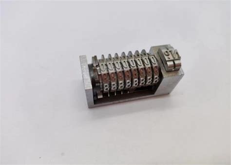 Digit High Quality All Steel Letterpress Numbering Machine X Roman