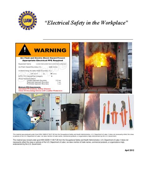 Electrical Safety Manual Pdf Occupational Safety And Health