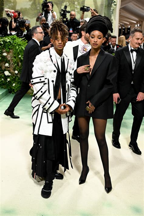 Jaden And Willow Smith Coordinate In Sharp Tailoring For The Met Gala