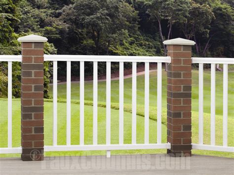 Diy Deck Design With Decorative Stone And Brick Posts Barron Designs