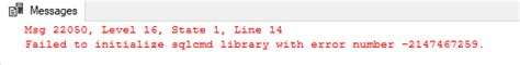 troubleshooting sql server sp send dbmail error failed to initialize