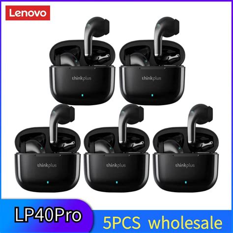 Lenovo Auriculares Inal Mbricos LP40 Pro Aud Fonos Originales Con