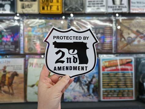 2nd Amendment Decal 2a Vinyl Stickers Second Amendment Toolbox Stickers