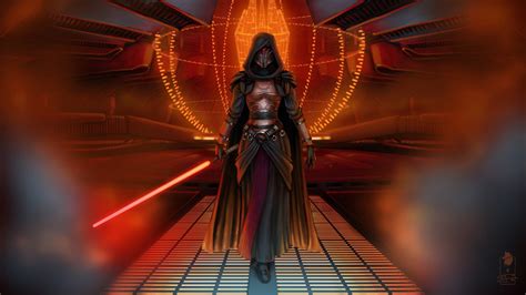 Anime Character In Black Cape Holding Lightsaber Wallpaper Hd Wallpaper
