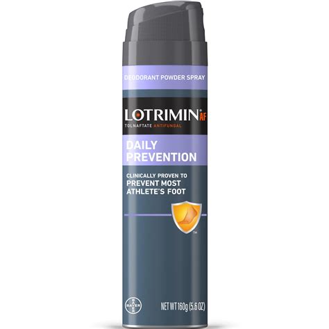 Lotrimin Daily Prevention Antifungal Deodorant Athletes Foot Spray 56