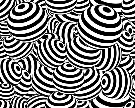 Abstract Geometric Pattern Vector Seamless Black And White Circle Background Irregular Shapes