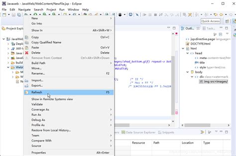 Eclipse Javaweb 添加图片不显示的解决方法eclipse怎么导入图片显示不存在 Csdn博客