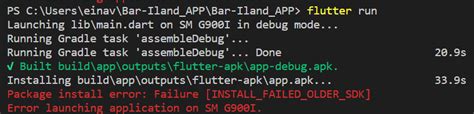 Android Package Install Error Failure Installfailedoldersdk In