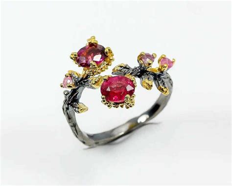Ruby Ring July Birthstone Rings For Her Custom Promise Ring Etsy