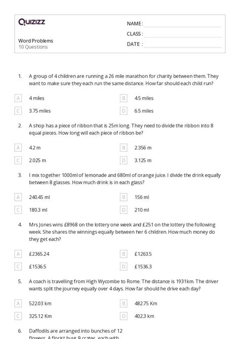 50 Geometry Word Problems Worksheets On Quizizz Free And Printable