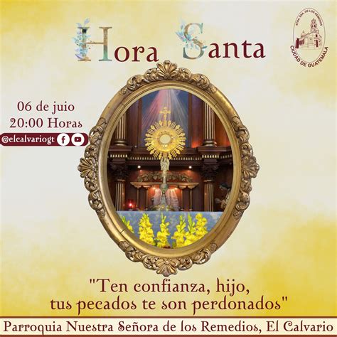 ⏰ Hora Santa 2000 Horas Jueves Eucarístico ¡te Invitamos A Vivir La