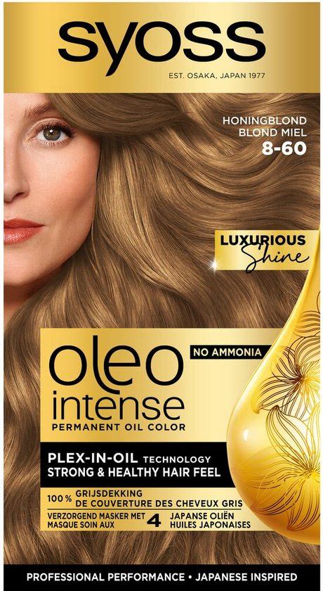 Syoss Oleo Intense Haarverf 8 60 Honingblond Bol